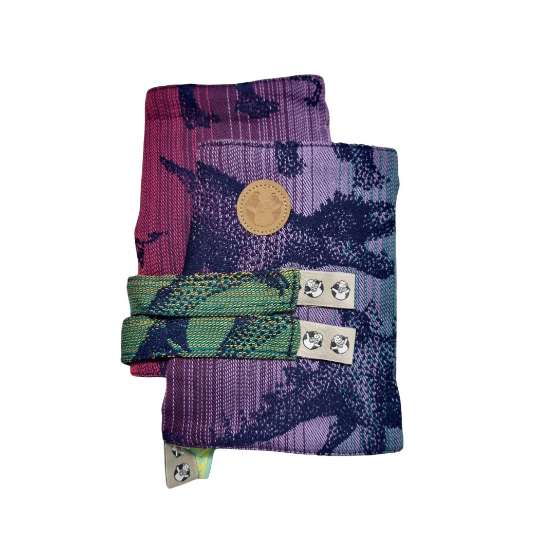 LennyLamb Baby Carrier Drool Pads / Reach Straps Set | Cloth and Carry