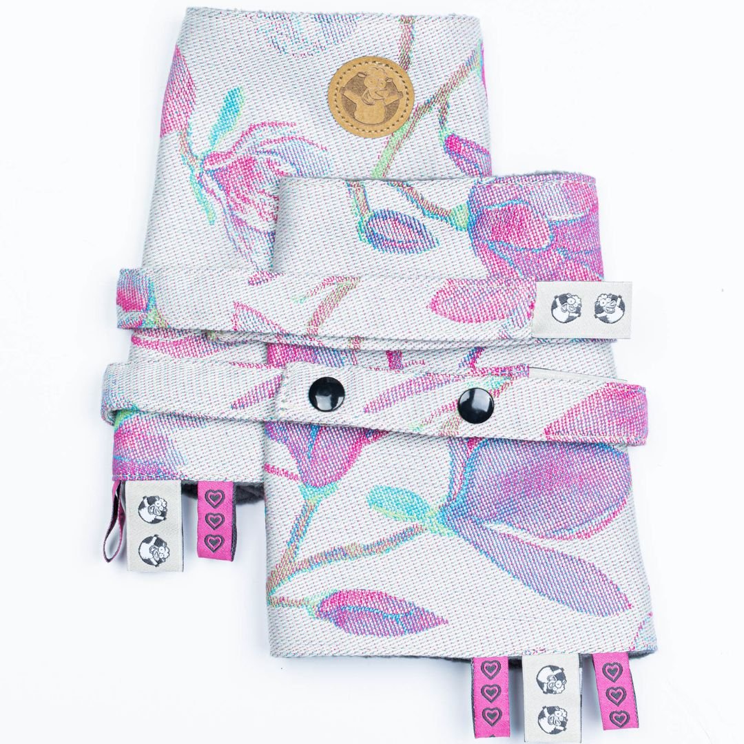 LennyLamb Baby Carrier Drool Pads / Reach Straps Set | Cloth and Carry
