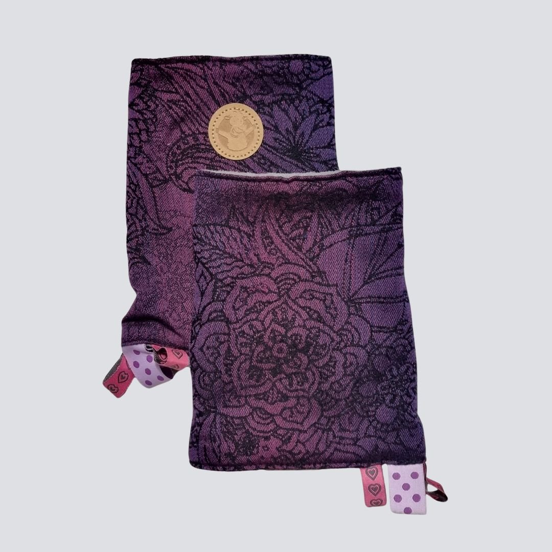 LennyLamb Baby Carrier Drool Pads / Reach Straps Set | Cloth and Carry