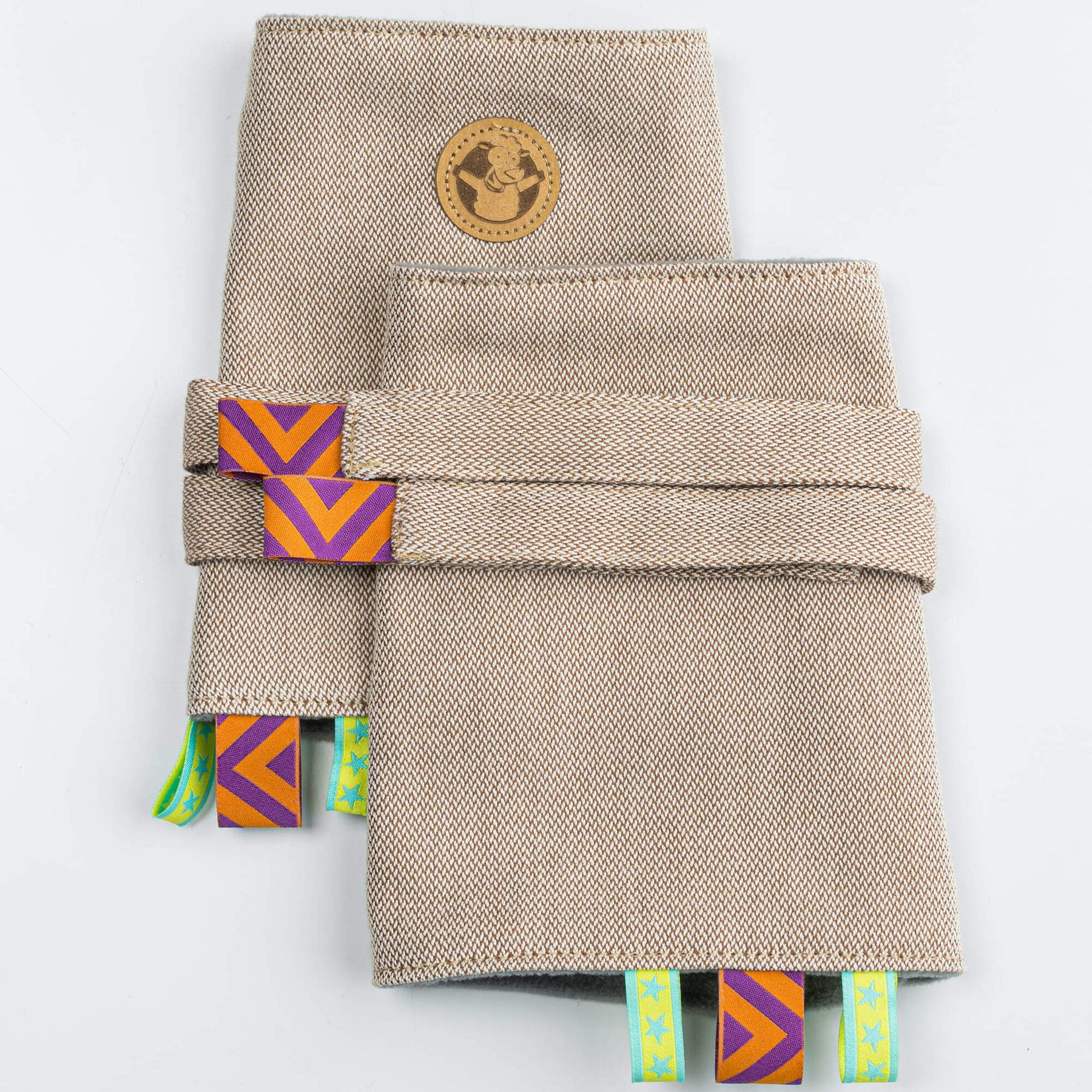 LennyLamb Baby Carrier Drool Pads / Reach Straps Set | Cloth and Carry