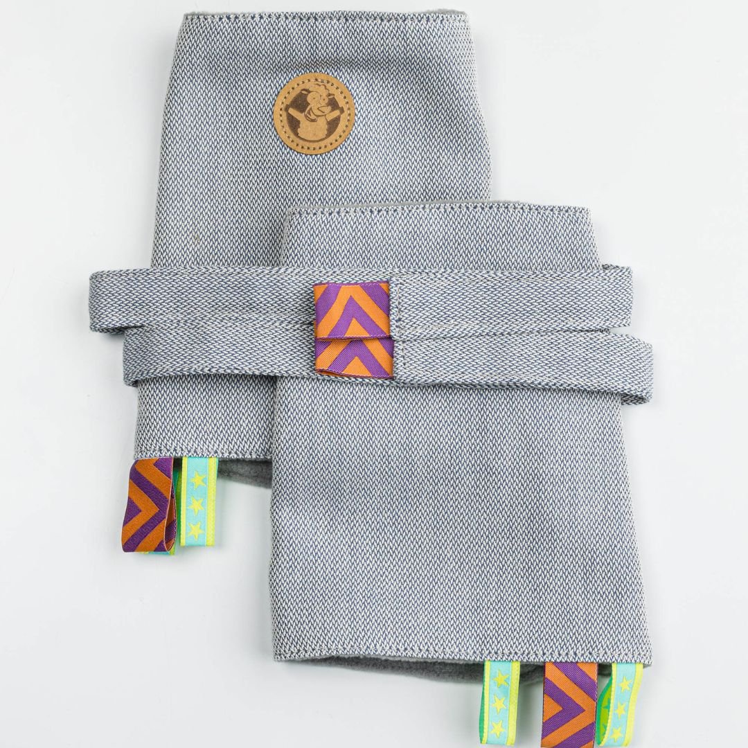 LennyLamb Baby Carrier Drool Pads / Reach Straps Set | Cloth and Carry