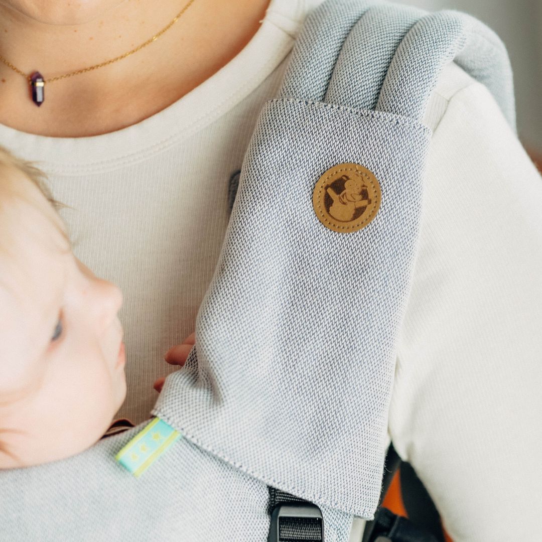 LennyLamb Baby Carrier Drool Pads / Reach Straps Set | Cloth and Carry